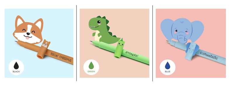 Stylos gel effaçables INDIVIDUELS LEGAMI - Toutes les VARIANTES - Un ...
