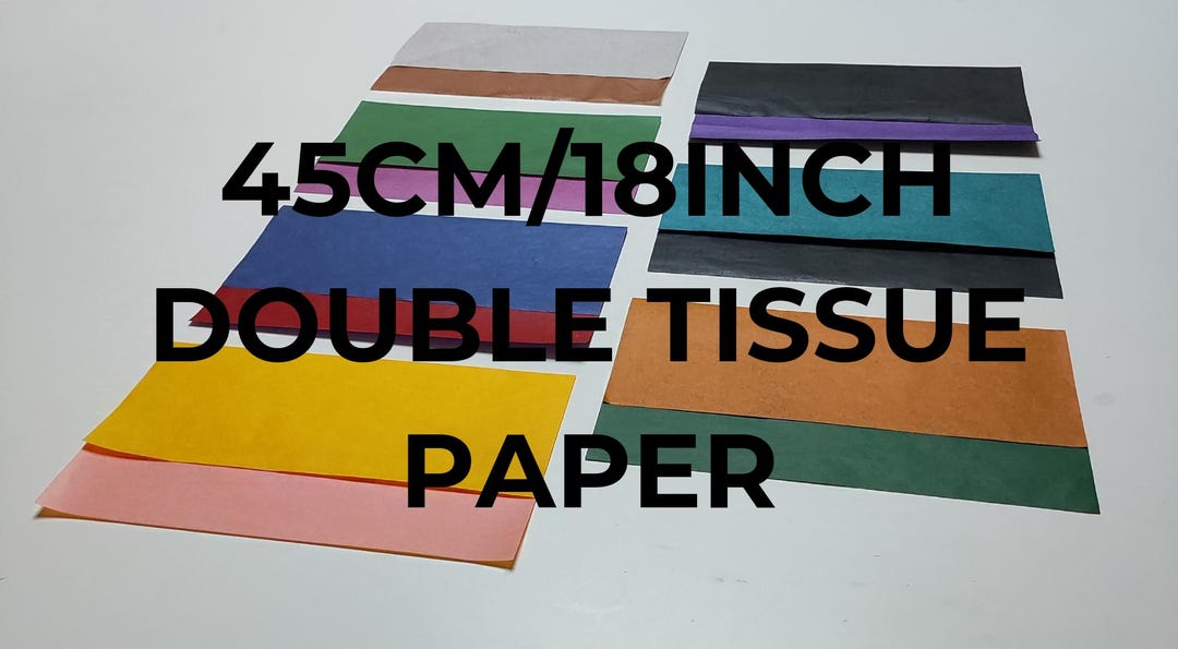 45cm/18 Double Tissue Origami Paper one Sheet - Etsy
