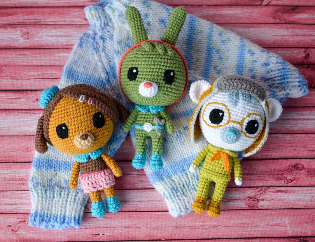 Tracker,tweak Bunny,dashi and Other Characters,octonauts Dolls,handmade ...