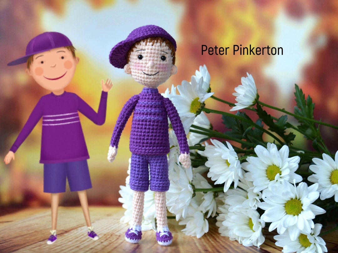 Peter Doll, Pinkalicious & Peterrific, Crochet Doll, Doll From Cartoon ...