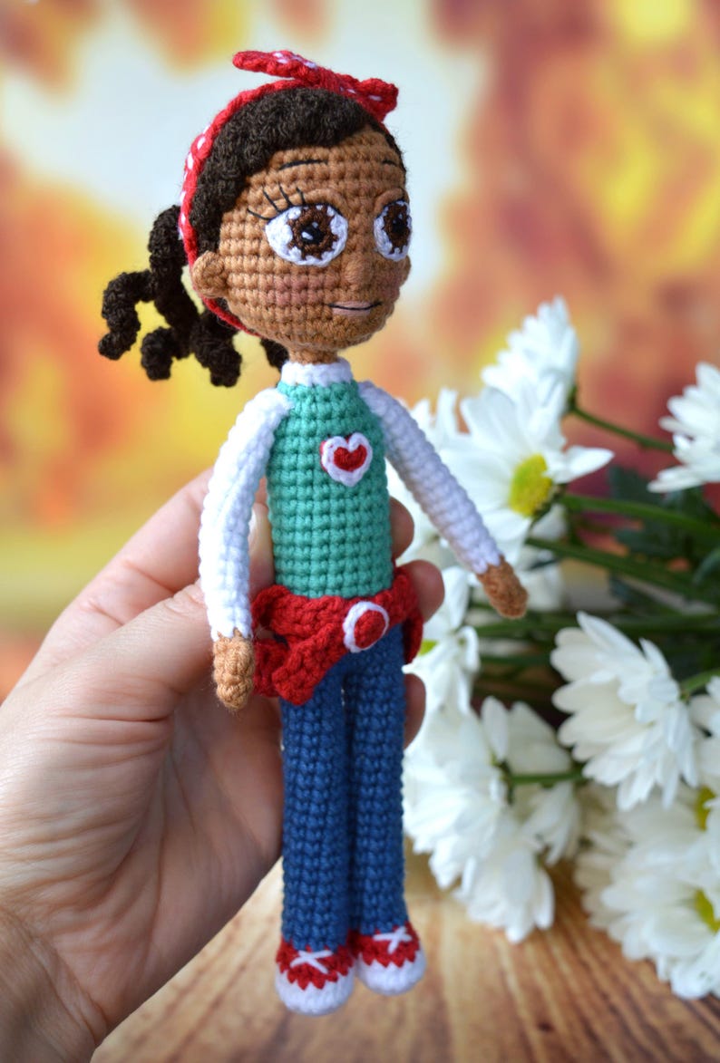Ruby Doll, Rusty Rivets, Crochet Doll, Doll From Cartoon, Custom Doll ...