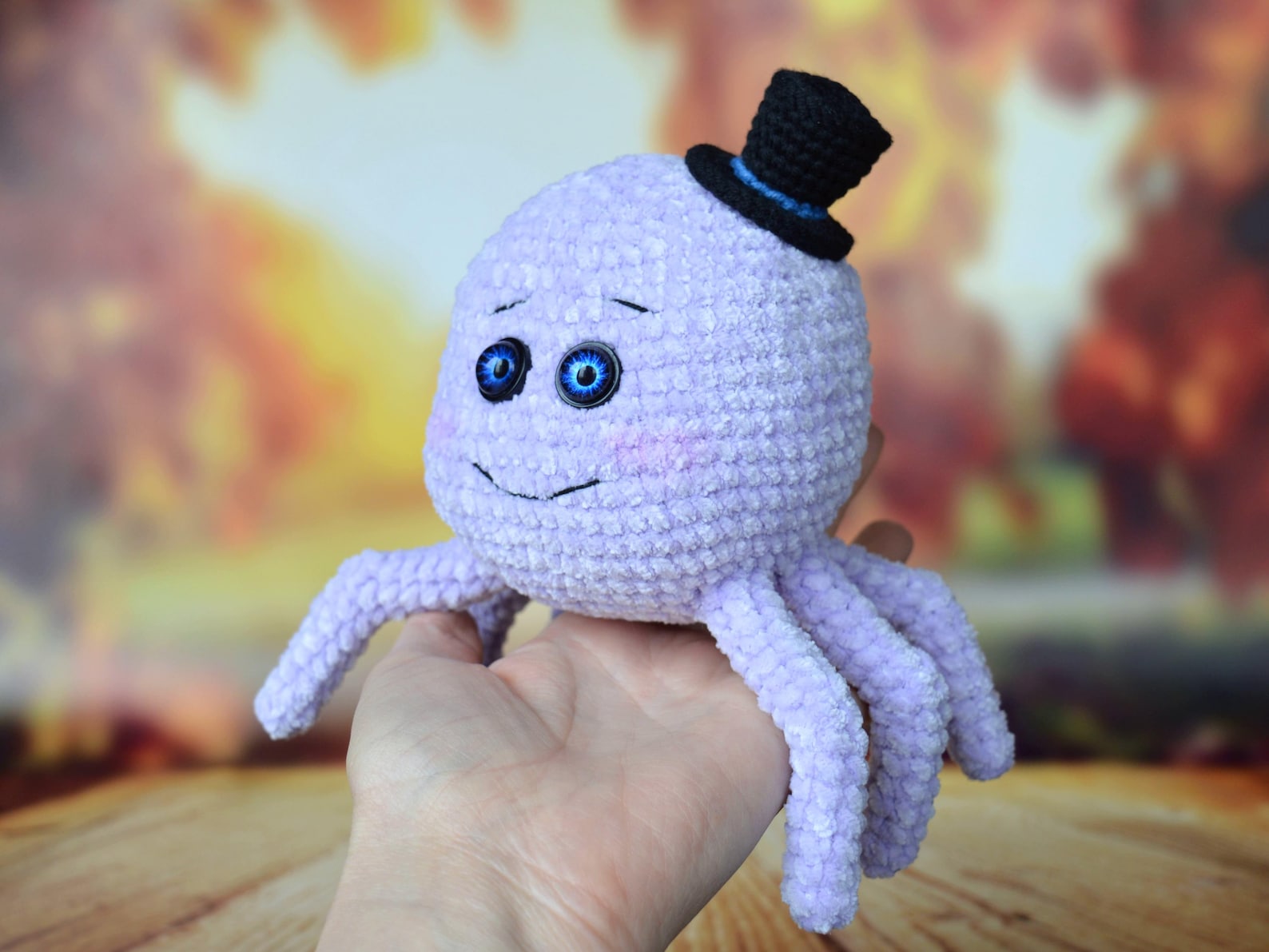 Plush Spider, Baby Spider, Purple Spider, Soft Purple Spider, Crochet ...