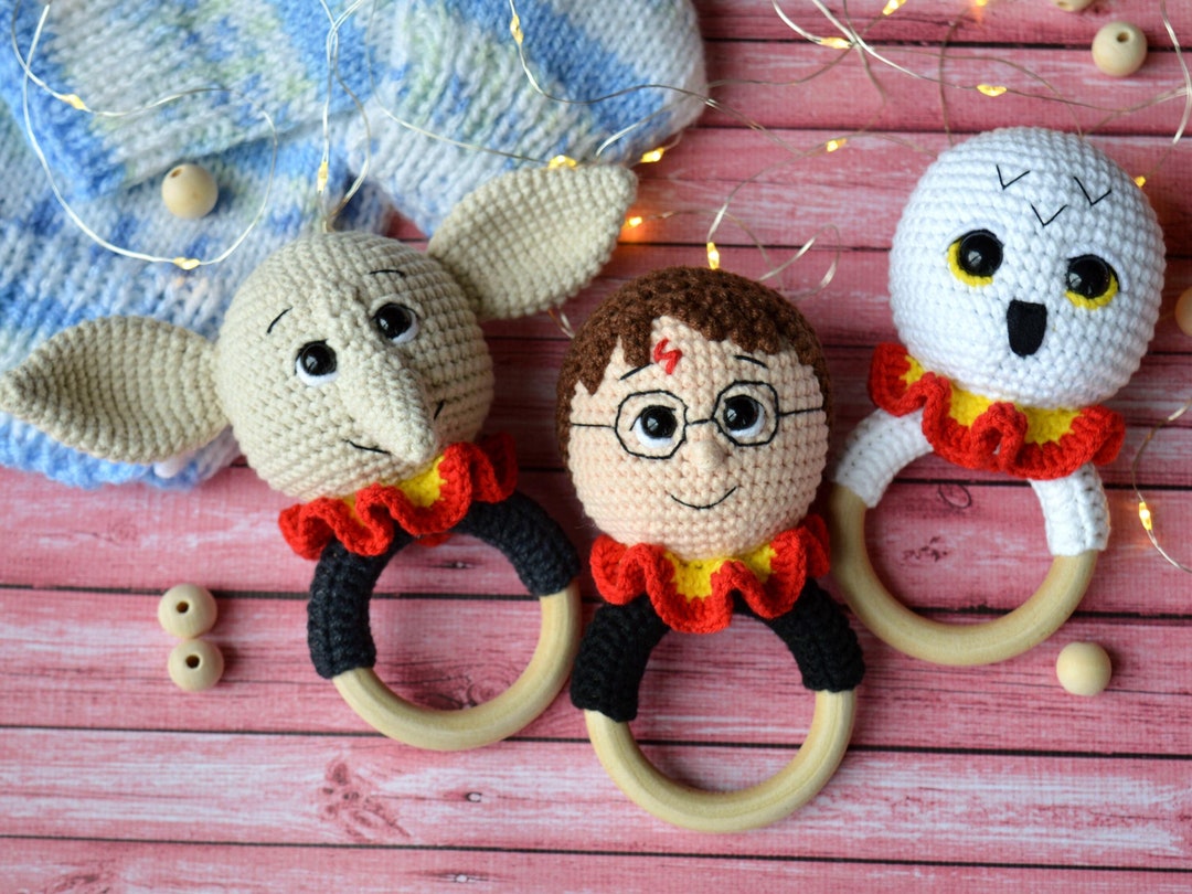 Rattle Character Dolls,crochet Rattle,baby Rattle,movie Hero,baby ...