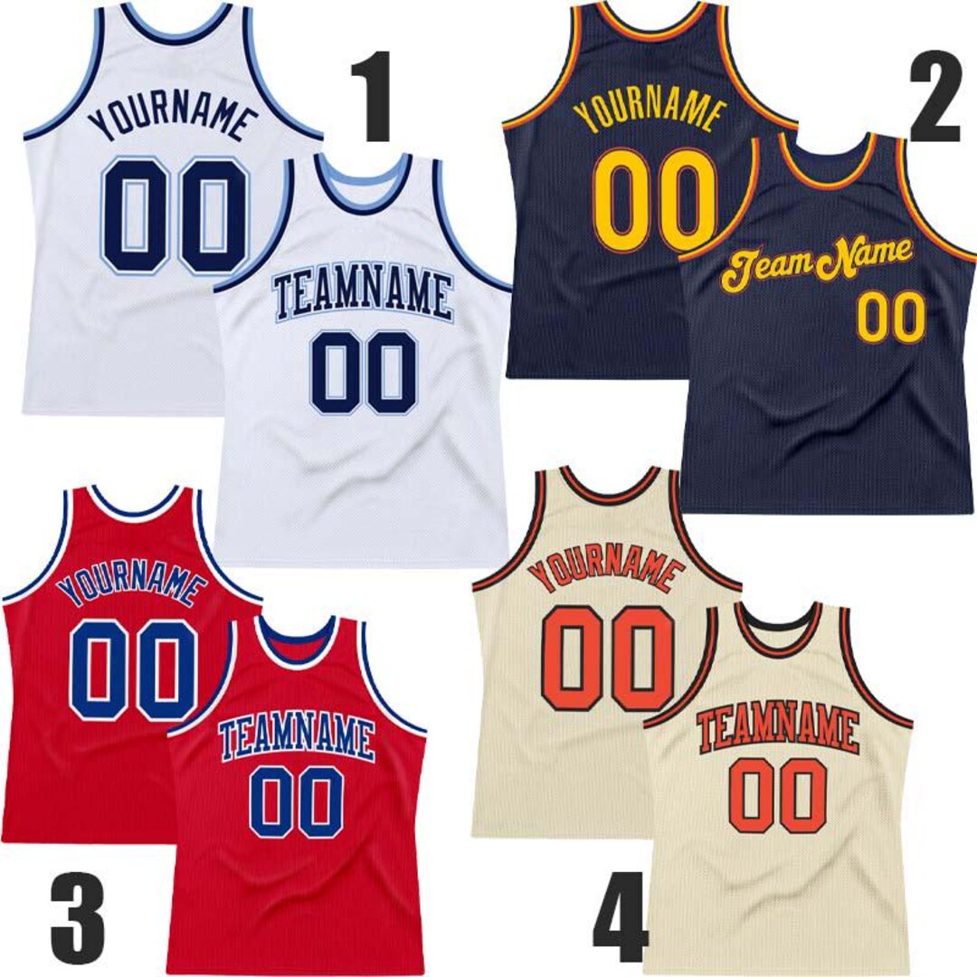 Custom Basketball Jersey, Personalized Team Name and Number Basketball ...