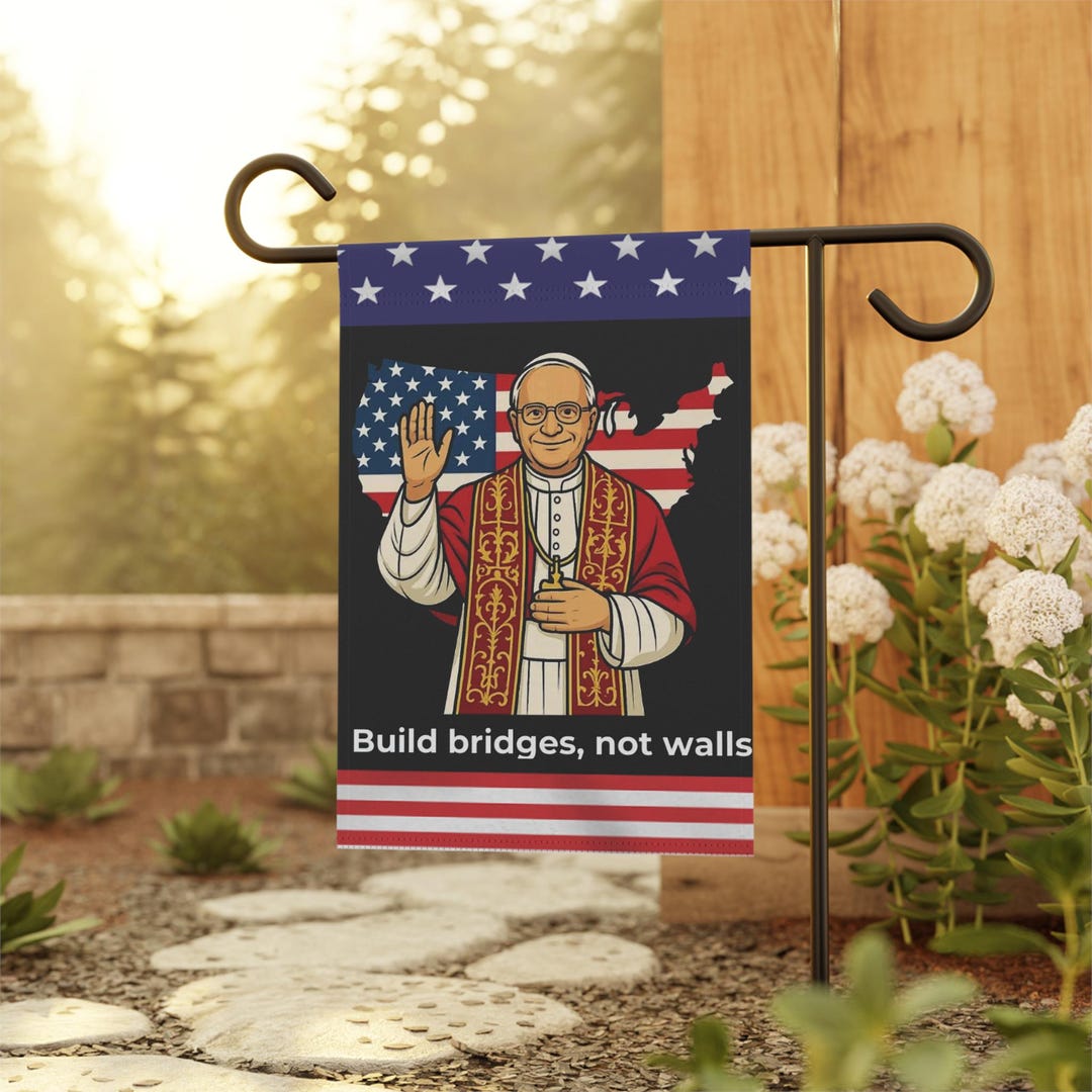 Pope Leo XIV Flag, Habemus Papam Garden Flag, New Pope Catholic Flag ...