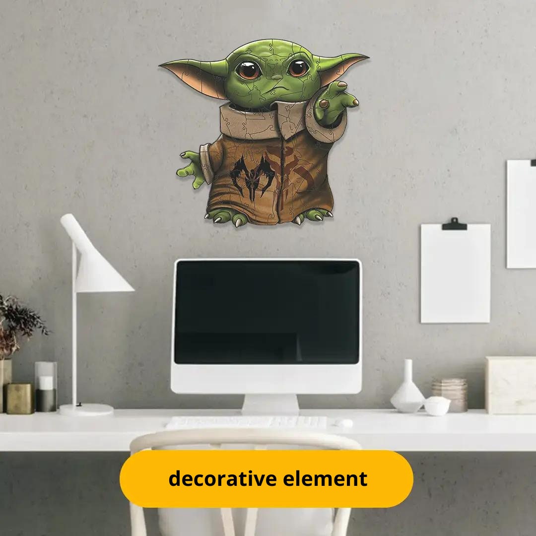 Baby Yoda Wooden Puzzles - Etsy