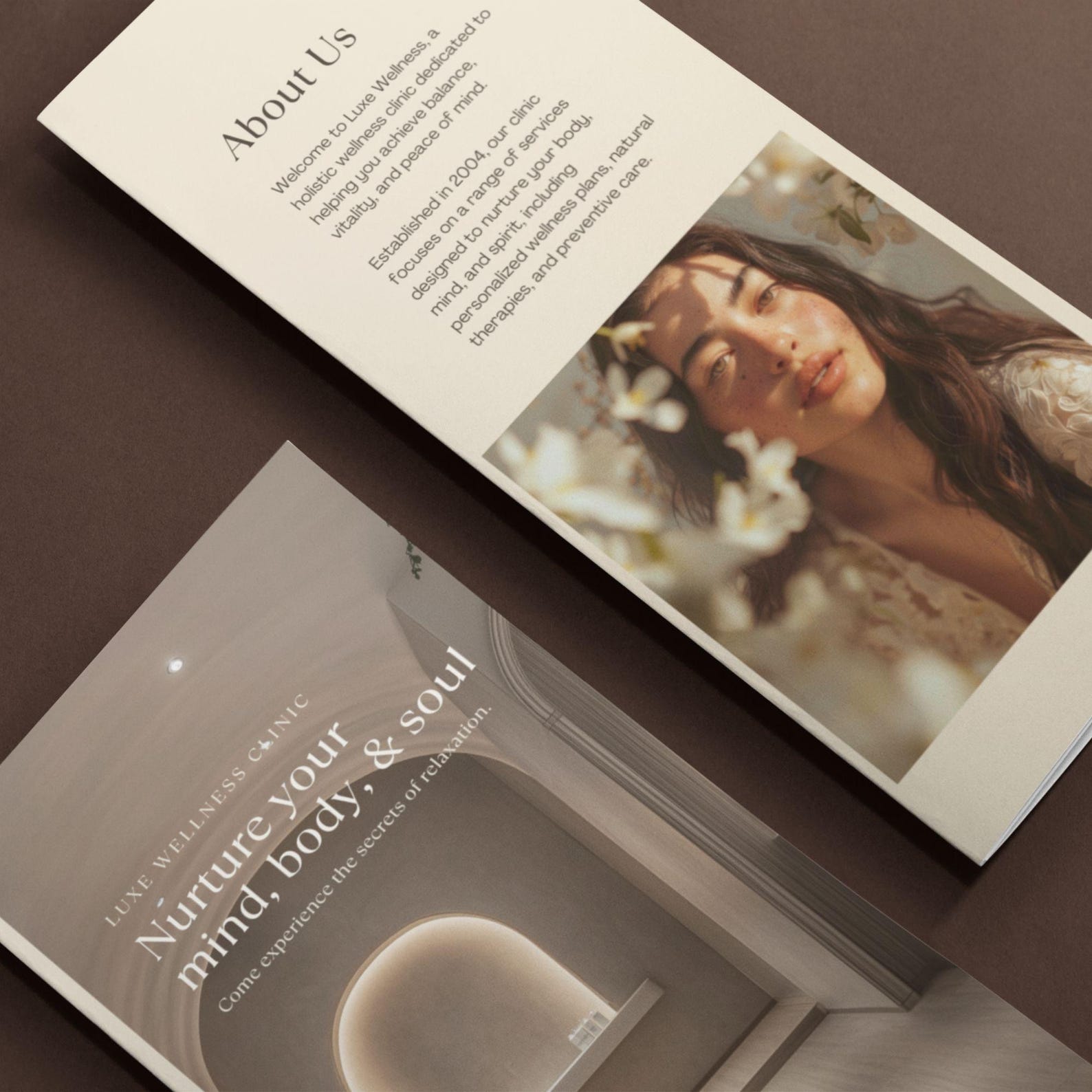 Luxury Wellness Spa Trifold Brochure, Spa Brochure, Business Price List Template, Skincare Spa ...
