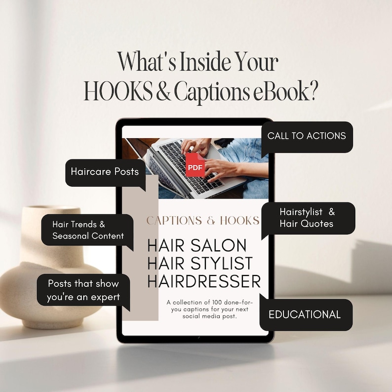 Salon Social Media Caption Pack Hairstylist and Hairdresser Quotes ...