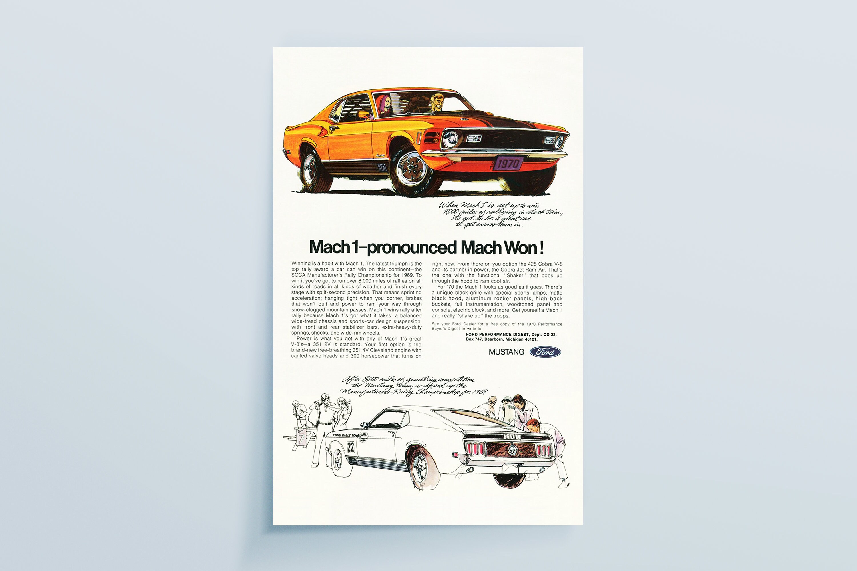 1970 Ford Performance Wall Art digital Download - Etsy