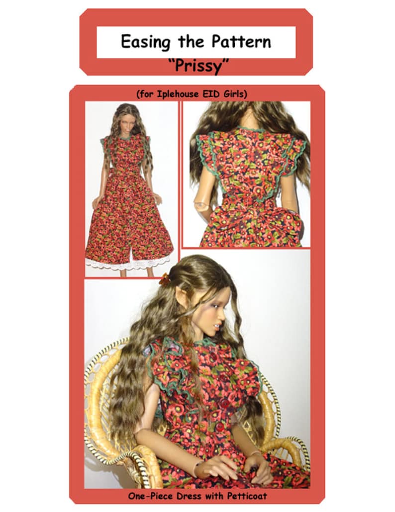 Easing the Pattern - "prissy" Dress Pattern for EID Large Bust Girls, Etc. - Etsy