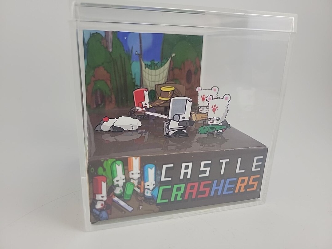 Castle Crashers Handmade Diorama Cube Fanart - Etsy