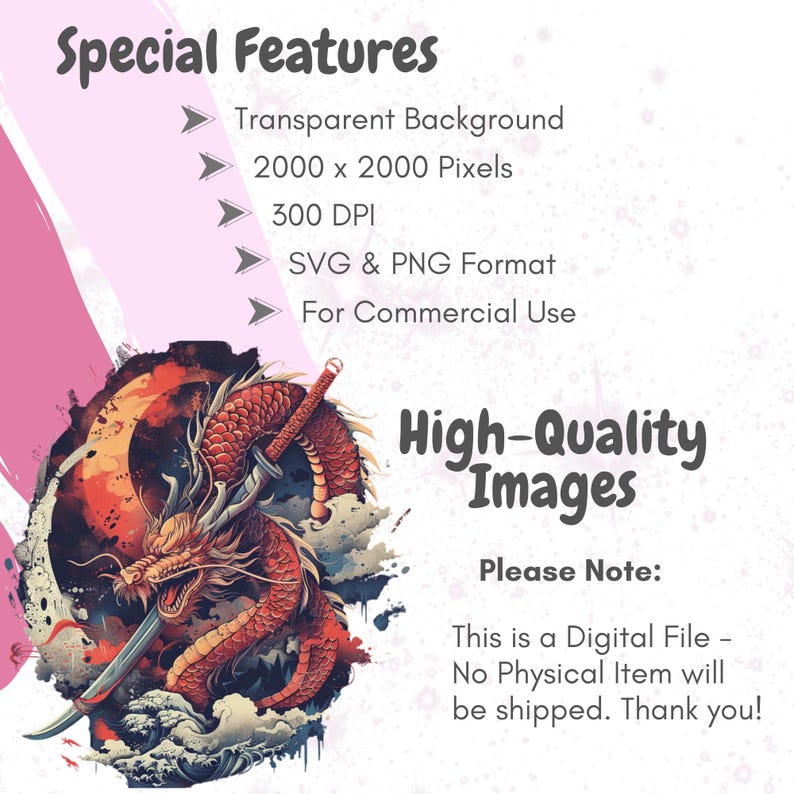 Dragon Designs Svg Bundle, Fantasy Svg, Dragon Clipart, Cut File for ...