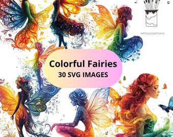 Princess Svg Bundle, Fantasy Svg, Princess Clipart, Fantasy Clipart ...