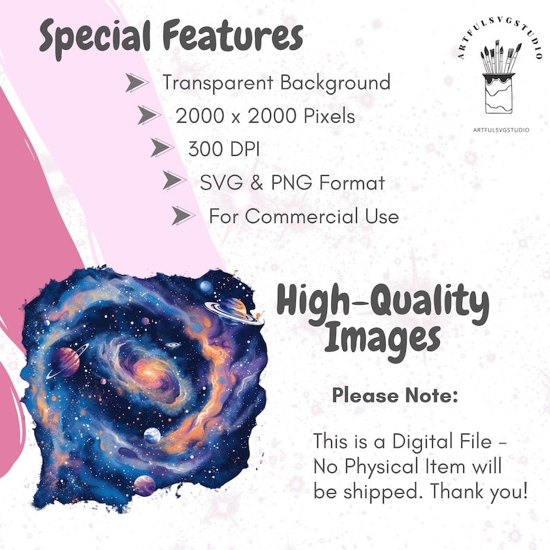 Galaxy Design Svg Bundle, Star Svg, Galaxy Clipart, Star Clipart, Cut ...