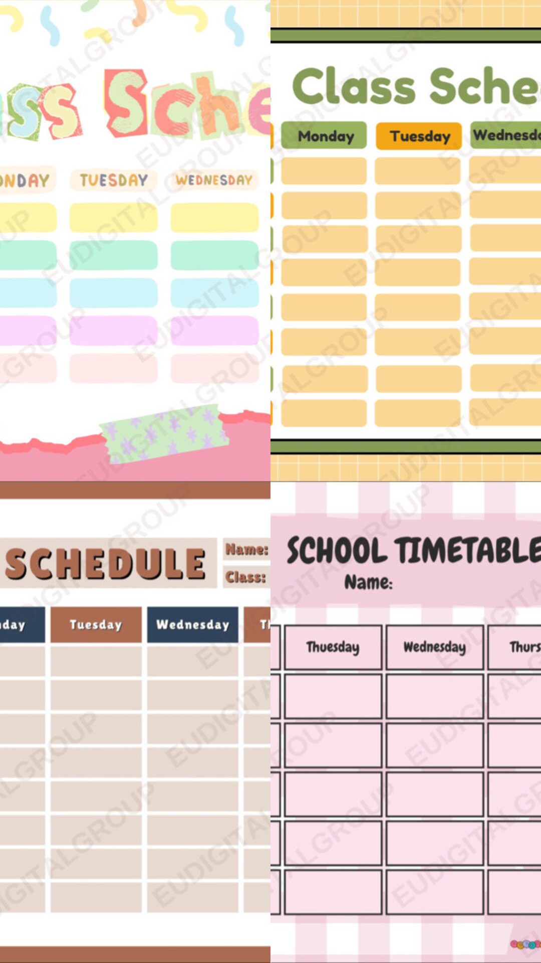 Editable Syllabus, Digital Study Planner, Digital Student Planner ...