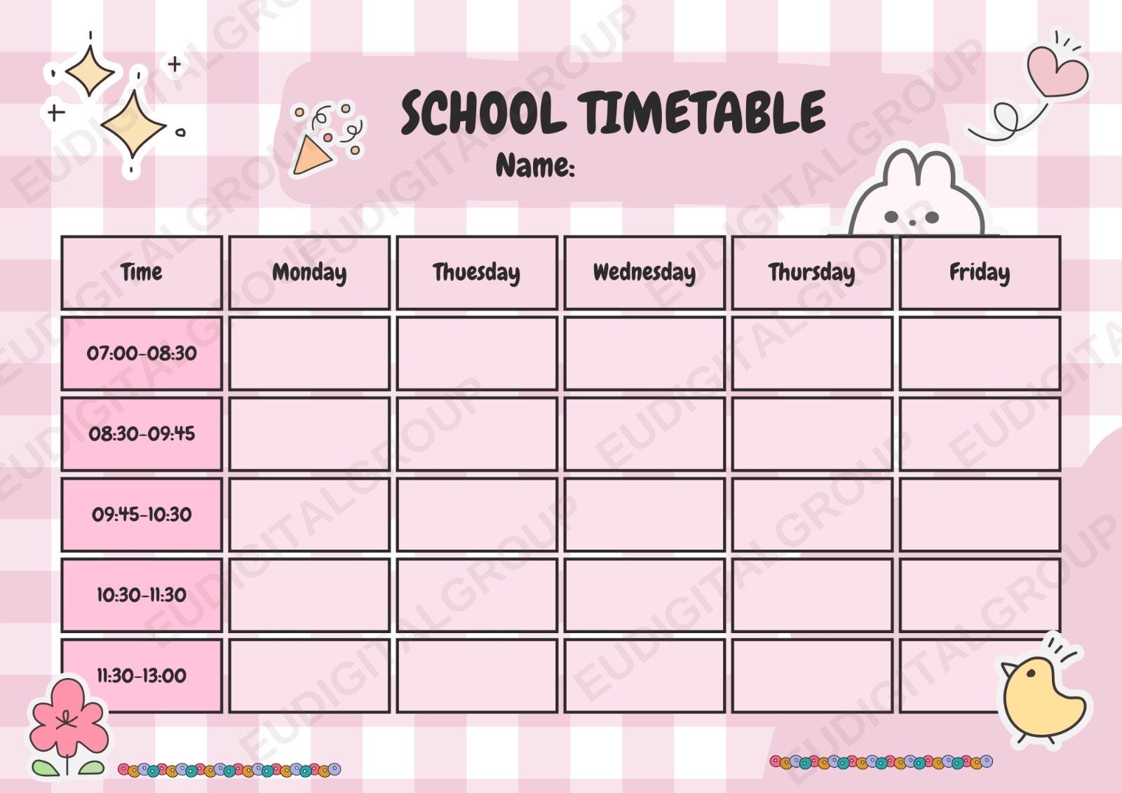 Editable Syllabus, Digital Study Planner, Digital Student Planner ...