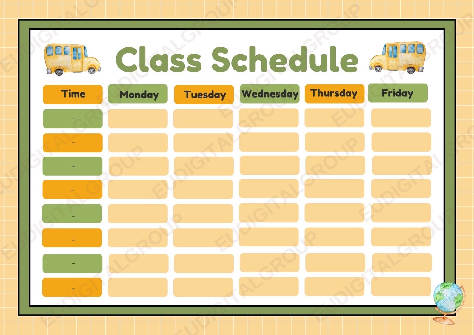 Editable Syllabus, Digital Study Planner, Digital Student Planner ...