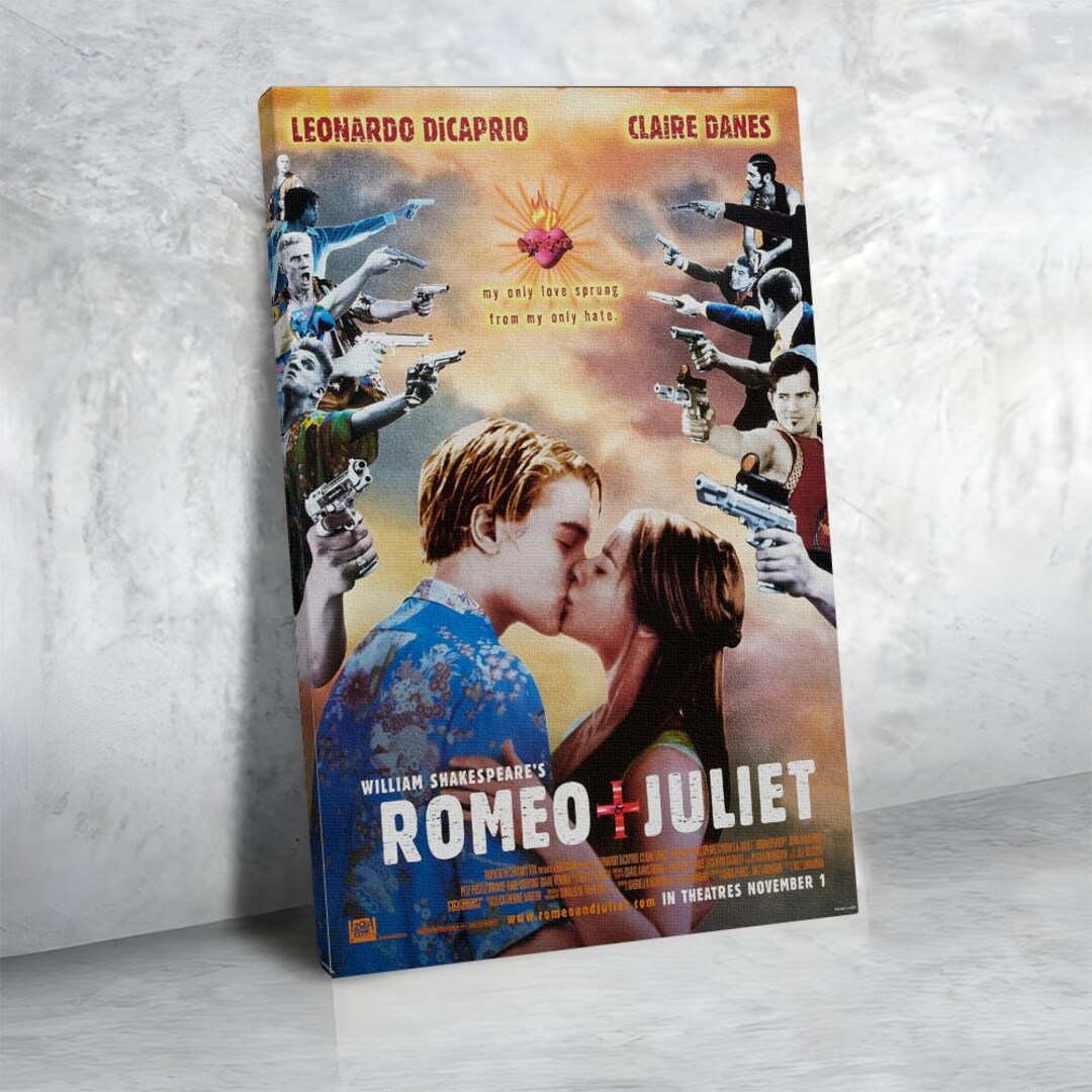 Romeo and Juliet Movie Poster, Wrapped Frame Poster, Canvas Print, Room ...
