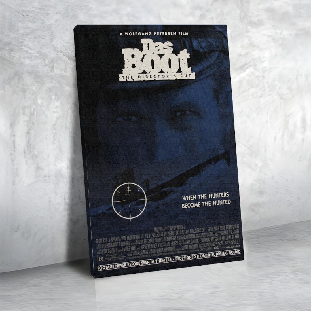 Das Boot Movie Poster, Wrapped Frame Poster, Canvas Print, Room Decor ...