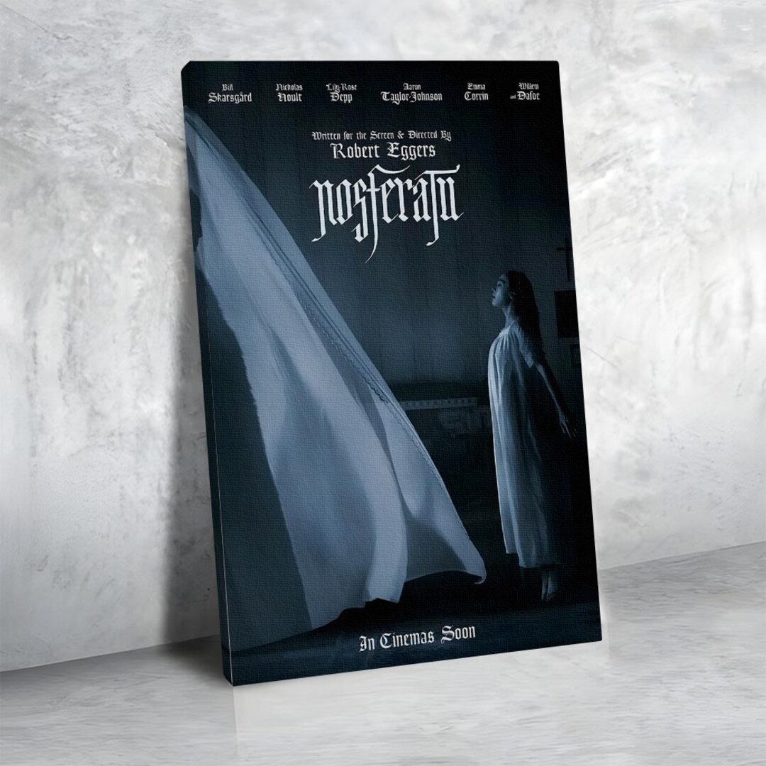 Nosferatu Movie Poster, Wrapped Frame Poster, Canvas Print, Room Decor ...