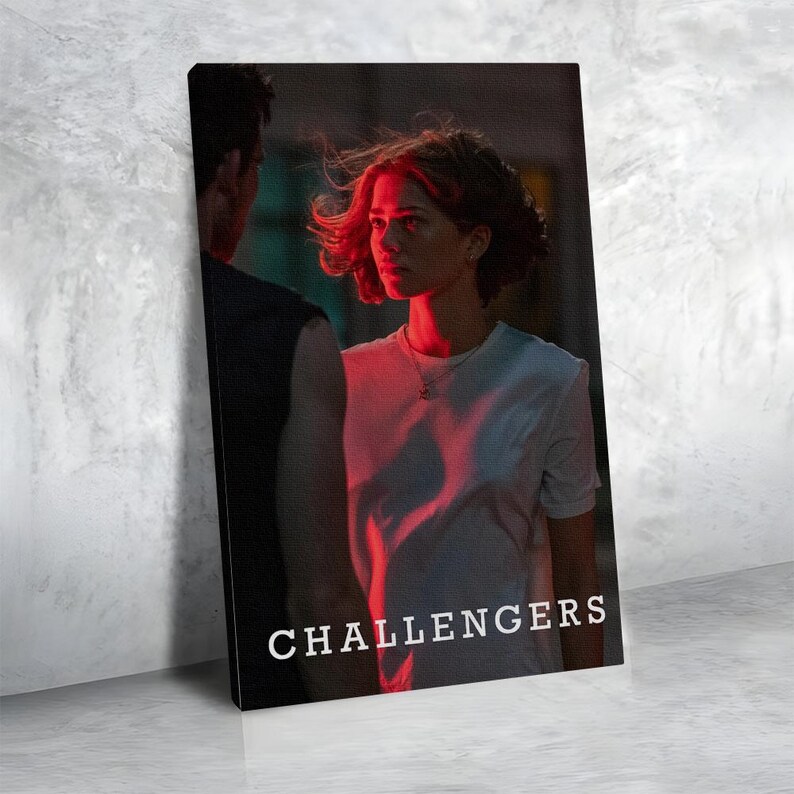 Challengers Movie Poster, Wrapped Frame Poster, Canvas Print, Room ...