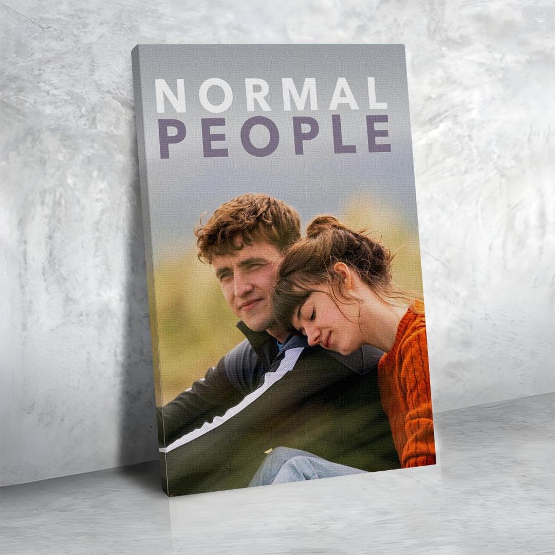 Normal People Movie Poster, Wrapped Frame Poster, Canvas Print, Room ...