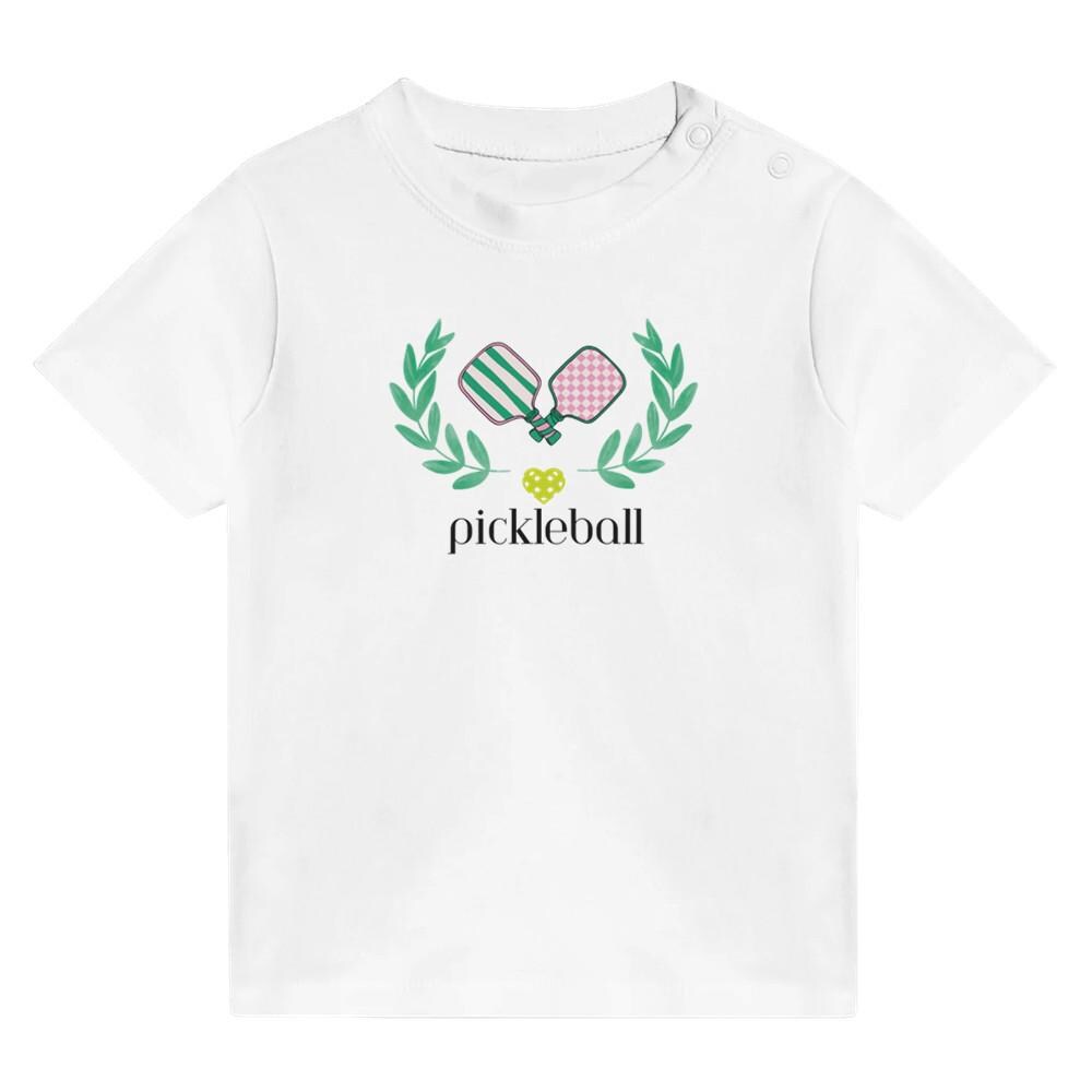Kids Pickleball Tee, Classic Baby Crewneck T-shirt, Pickleball Kids ...