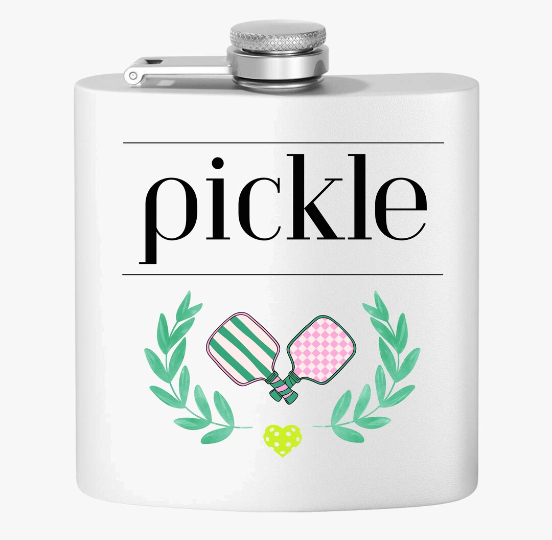 Pickleball Flask, Pickleball Stocking Stuffer, Super Cute Gift for ...