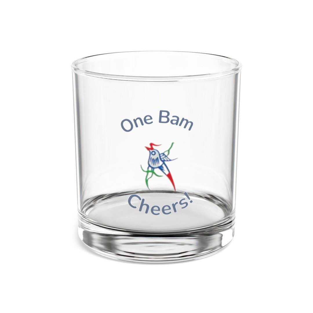 Mahjong Bird Bam Rocks Glass: Funny Cocktail Gift for Mahjong Players ...