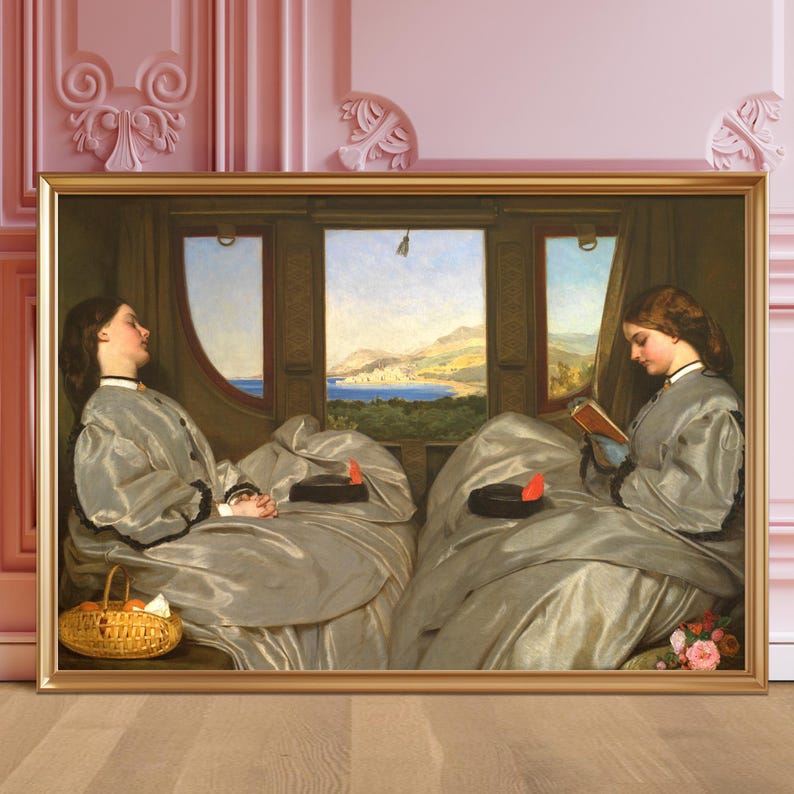 The Travelling Companions by Augustus Leopold Egg | Vintage Fine Art Download | Classic ...