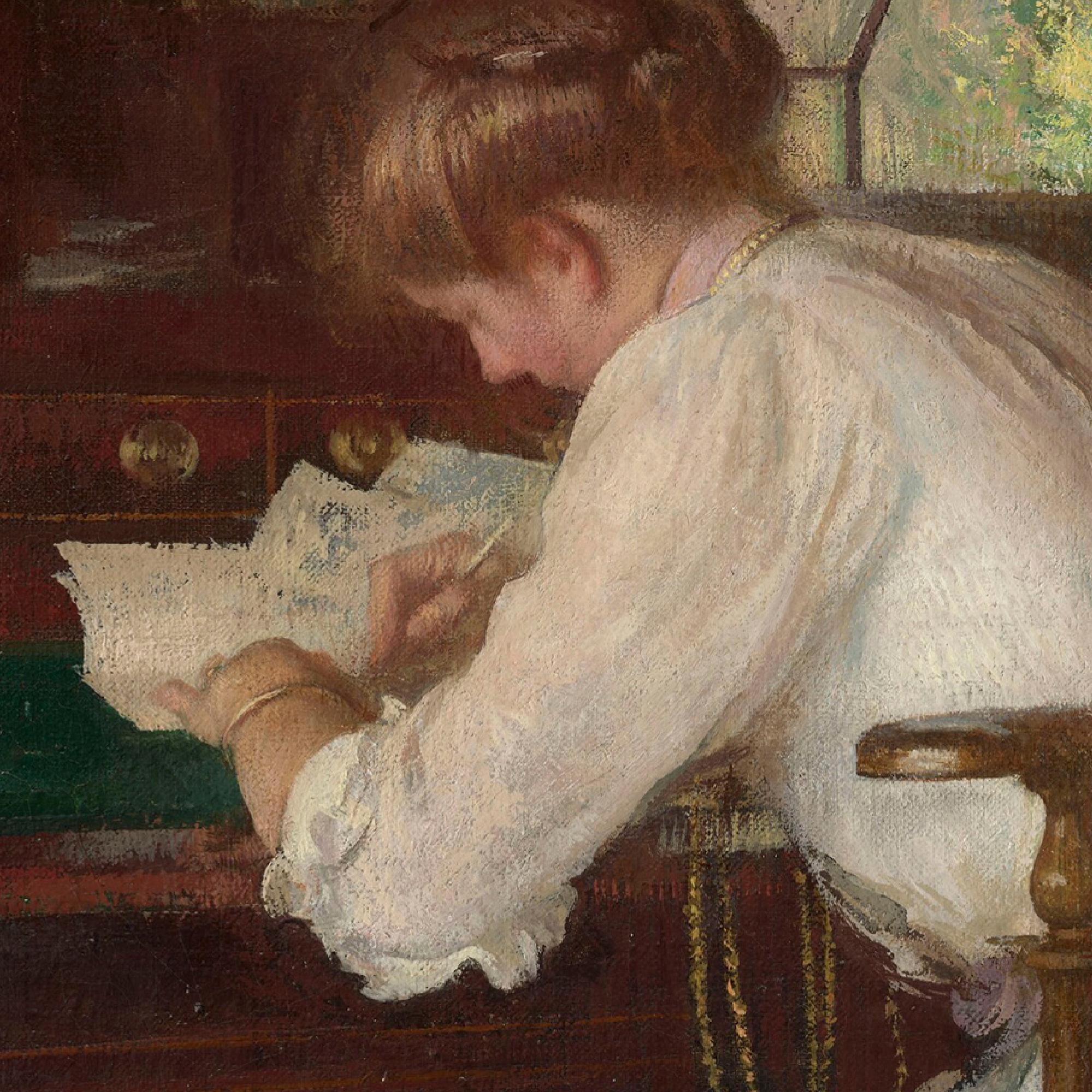 Josephine and Mercie by Edmund Tarbell | Vintage Fine Art Digital ...