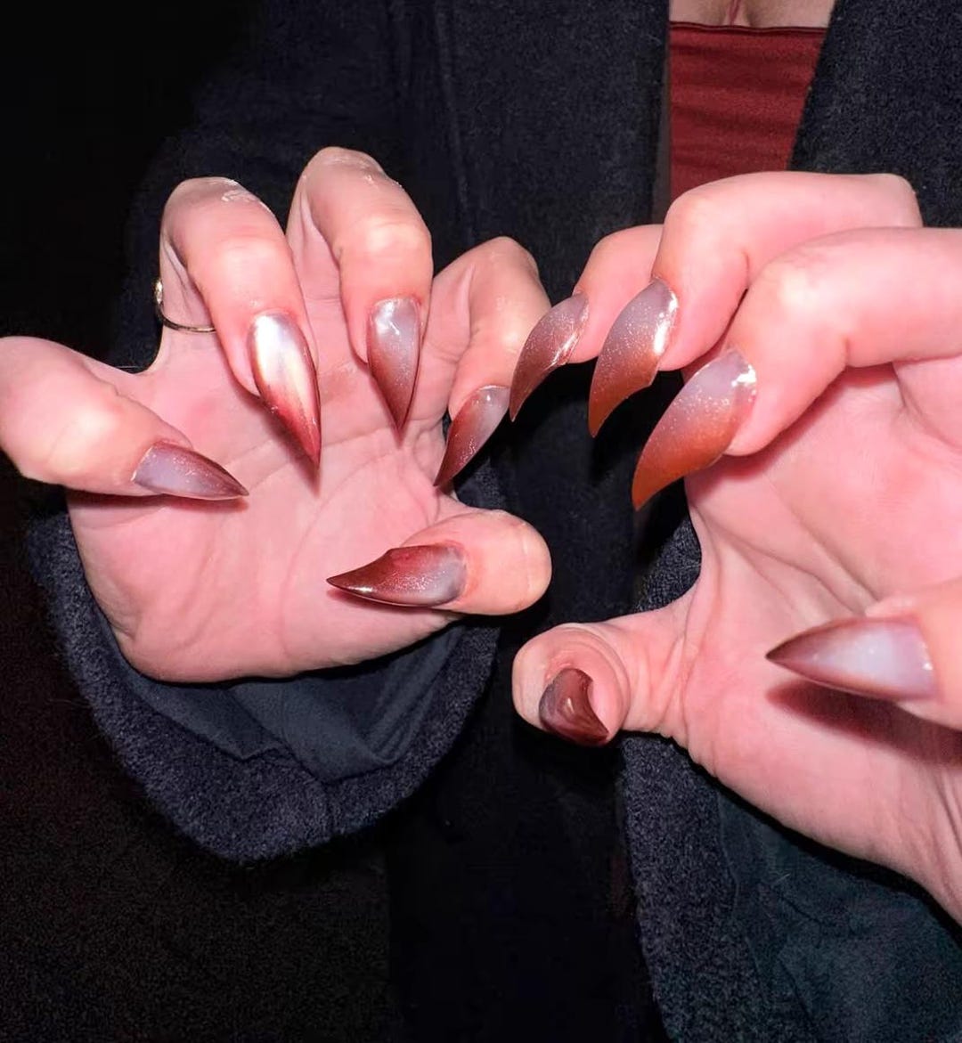 919 Nail Studio Fox Claw Armor Claws Claw Acrylic Nails Raptor Claw ...