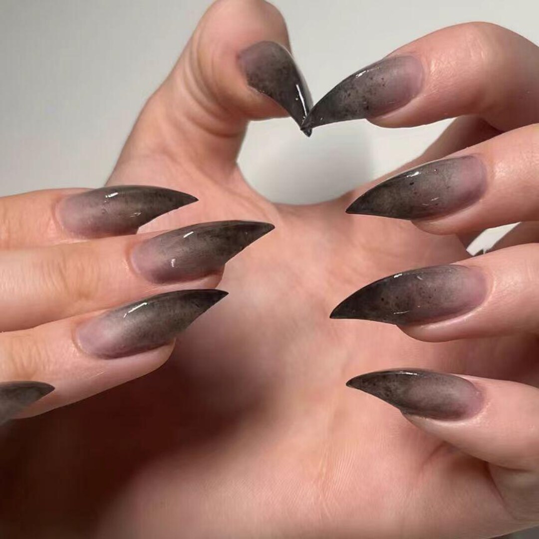 919 Nail Studio｜werewolf Nails Claw Press on Nails Claw Nails Gradient ...