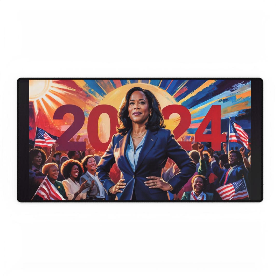 Kamala Harris 2024 Desk Mat Inspirational Desk Pad Featuring Kamala ...