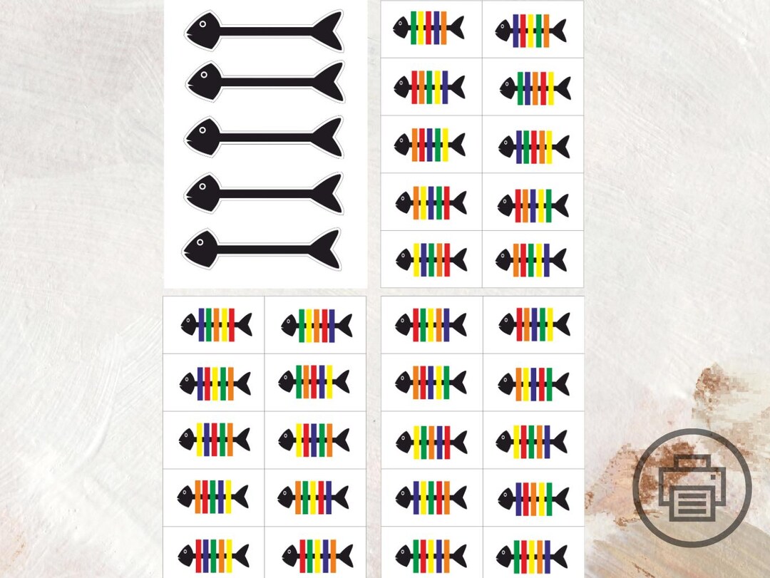 Educational PDF Activity for Kids 40 Clip Card Templates to Develop ...