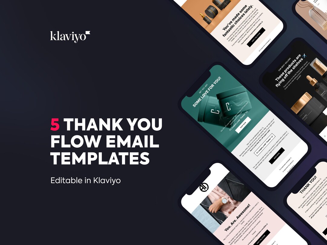 Post-purchase Thank You Email Templates for Klaviyo | Klaviyo Automated ...