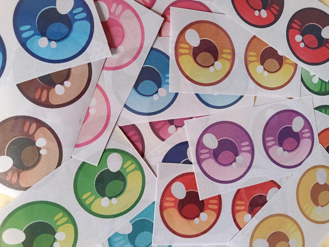 Fursuit Eyes Mesh Printed｜cool Colors｜custom Size｜party Gift｜christmas ...
