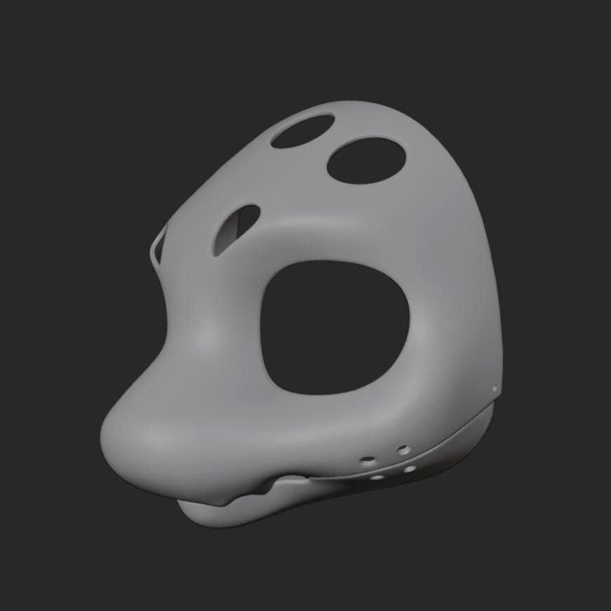 Novabeast Fursuit Head Base｜custom Size｜kemono｜halloween Party Gift ...