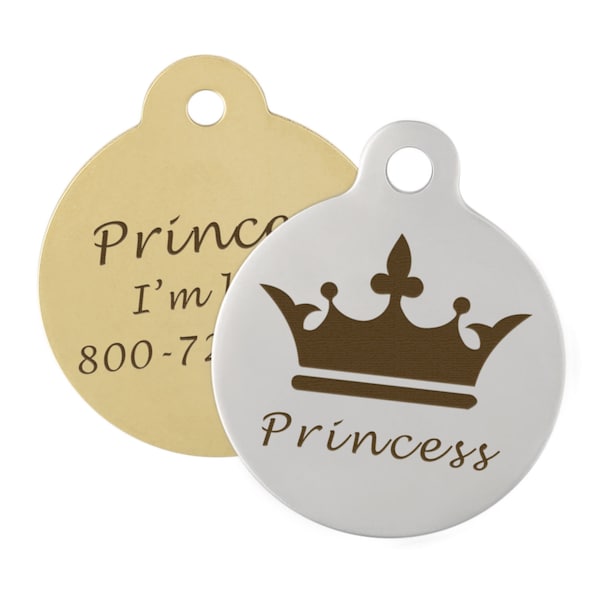 Princess Dog Tags - Etsy