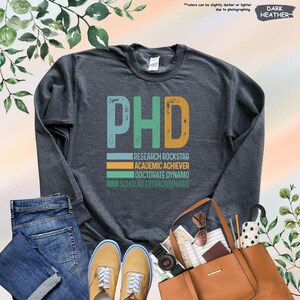 PHD Hoodie, Phd Graduation Sweat, Cute Doctorate Gift, Phd Gift, Phd ...