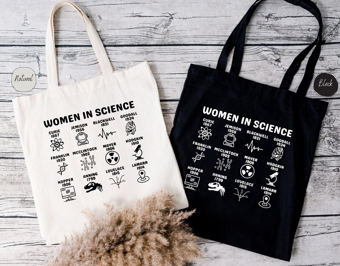 Women in Science Tote Bag, Science Teacher Tote, Scientist Gift ...