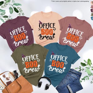 Office Boo Crew Shirt, Office Halloween Shirt,halloween Office Staff ...