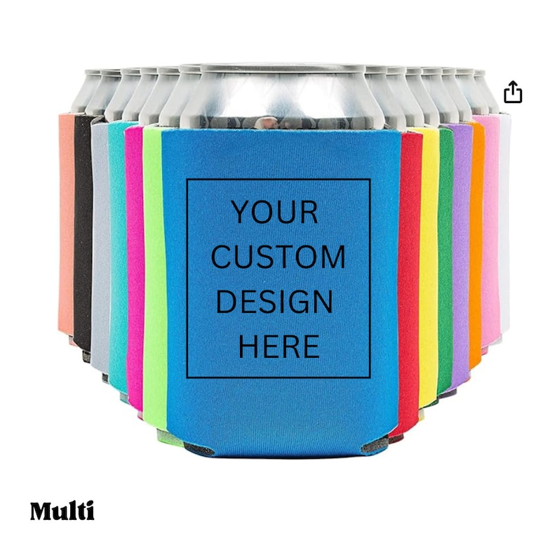 Custom Can Koozies 12 Oz (5 Pack) - Etsy