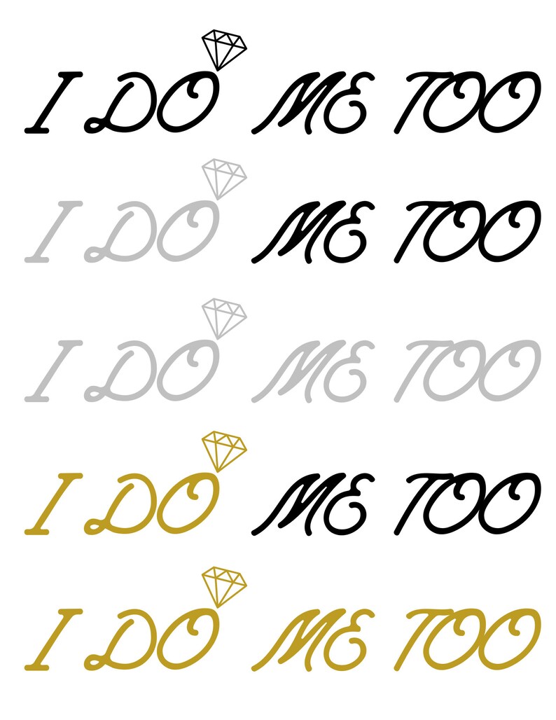 Wedding Shoe Decals | I Do Stickers - Etsy