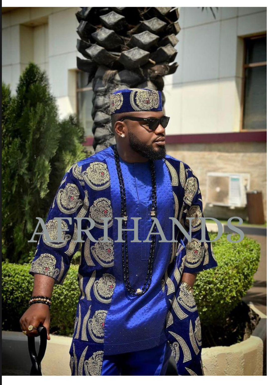 Traditional Isi Agu Igbo Attire African Bespoke Suit,african Men ...