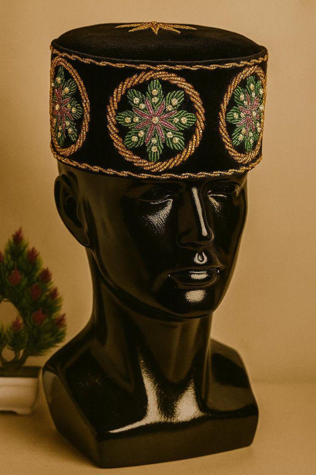 Igbo Red Cap, Chieftaincy, Igbo Royal, African Royal Cap, Traditional ...