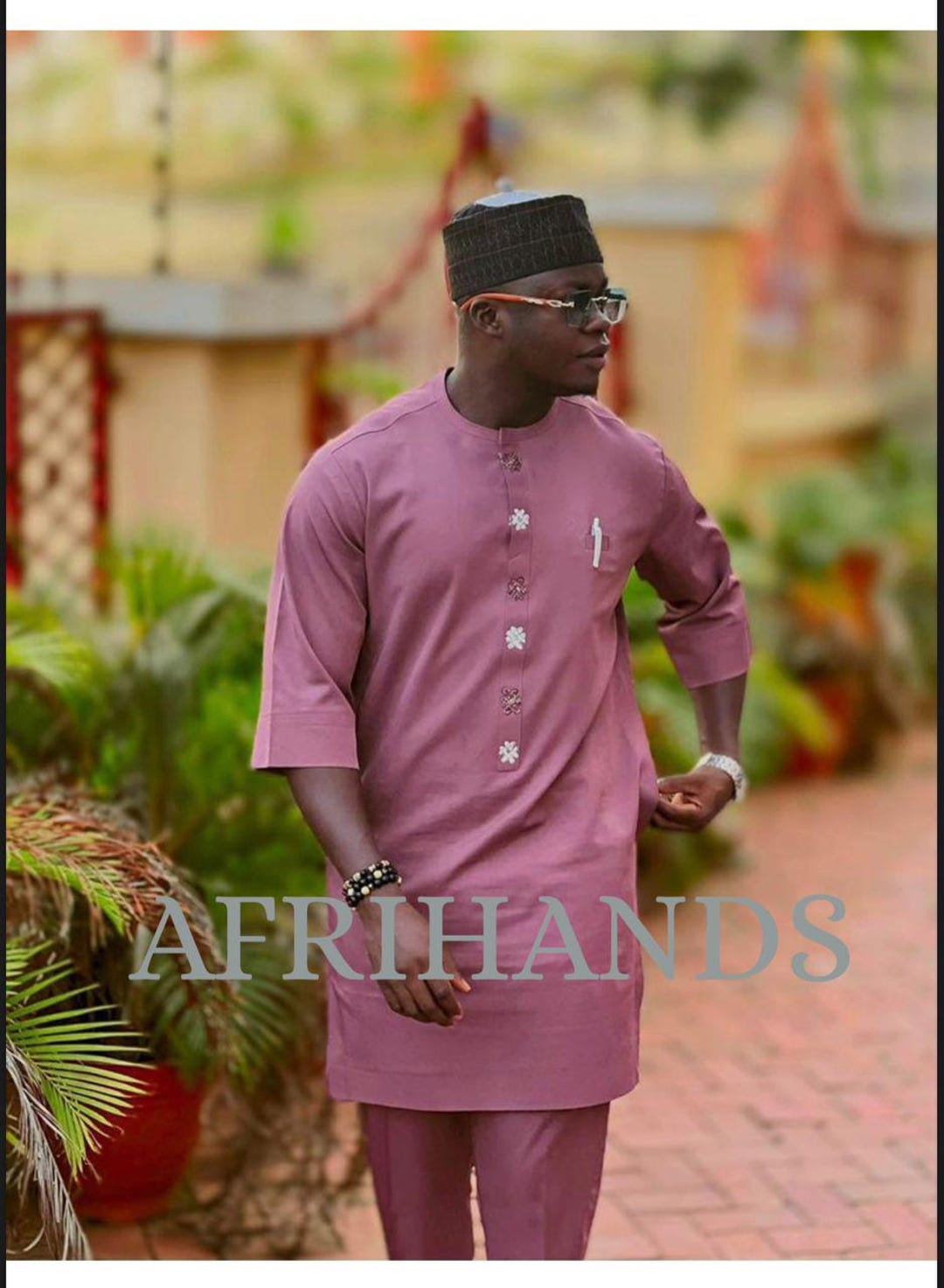 Handmade African Men's Senator Suit, Igbo Style Outfit - Etsy