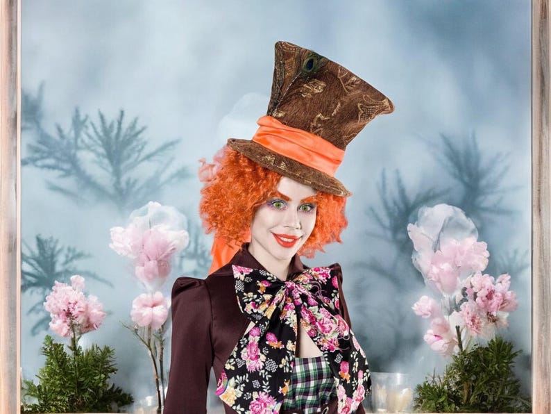 Couple Mad Hatter Costume Halloween, Partner Costume,mad Hatter Cosplay ...