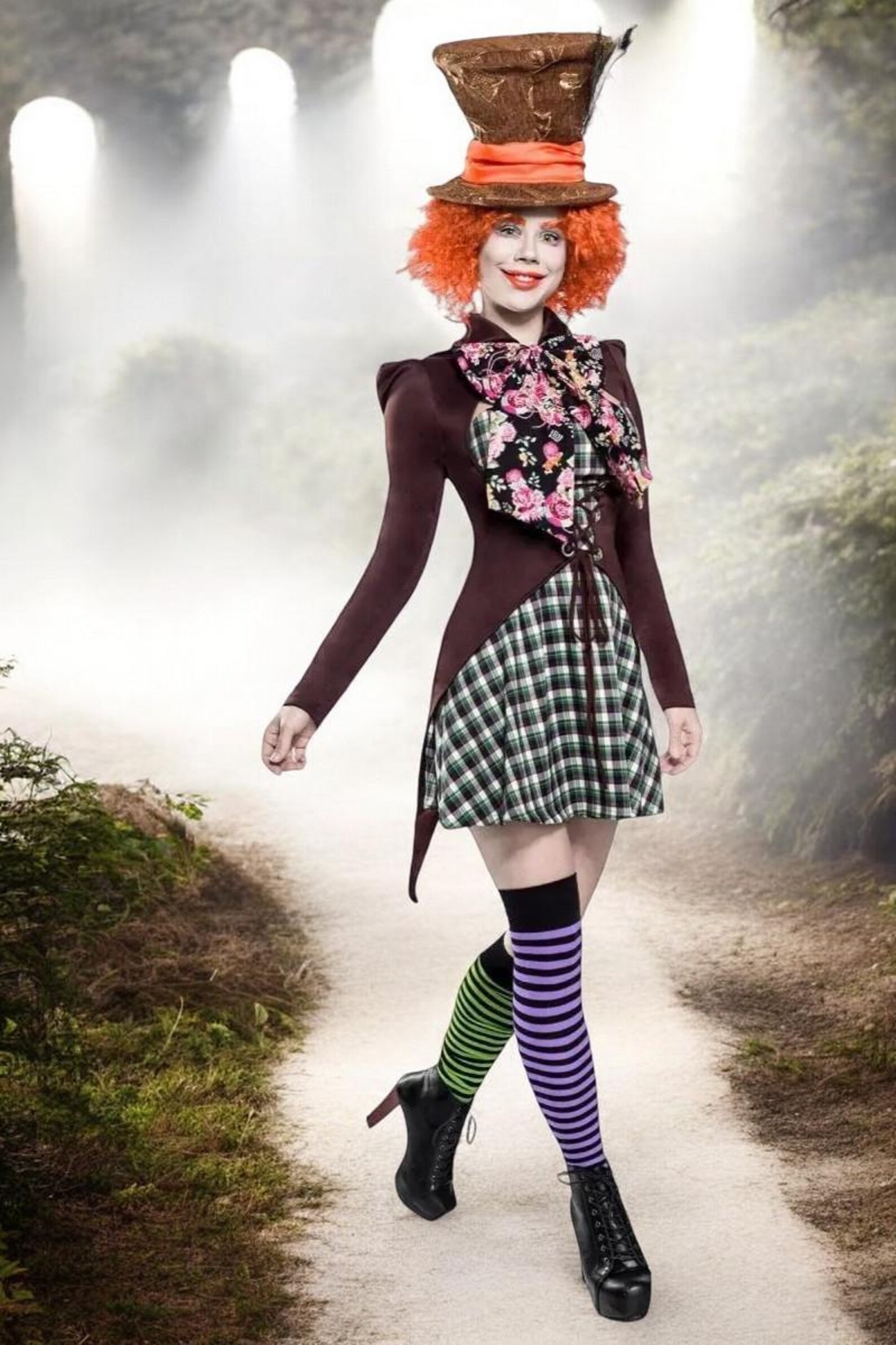 Couple Mad Hatter Costume Halloween, Partner Costume,mad Hatter Cosplay ...