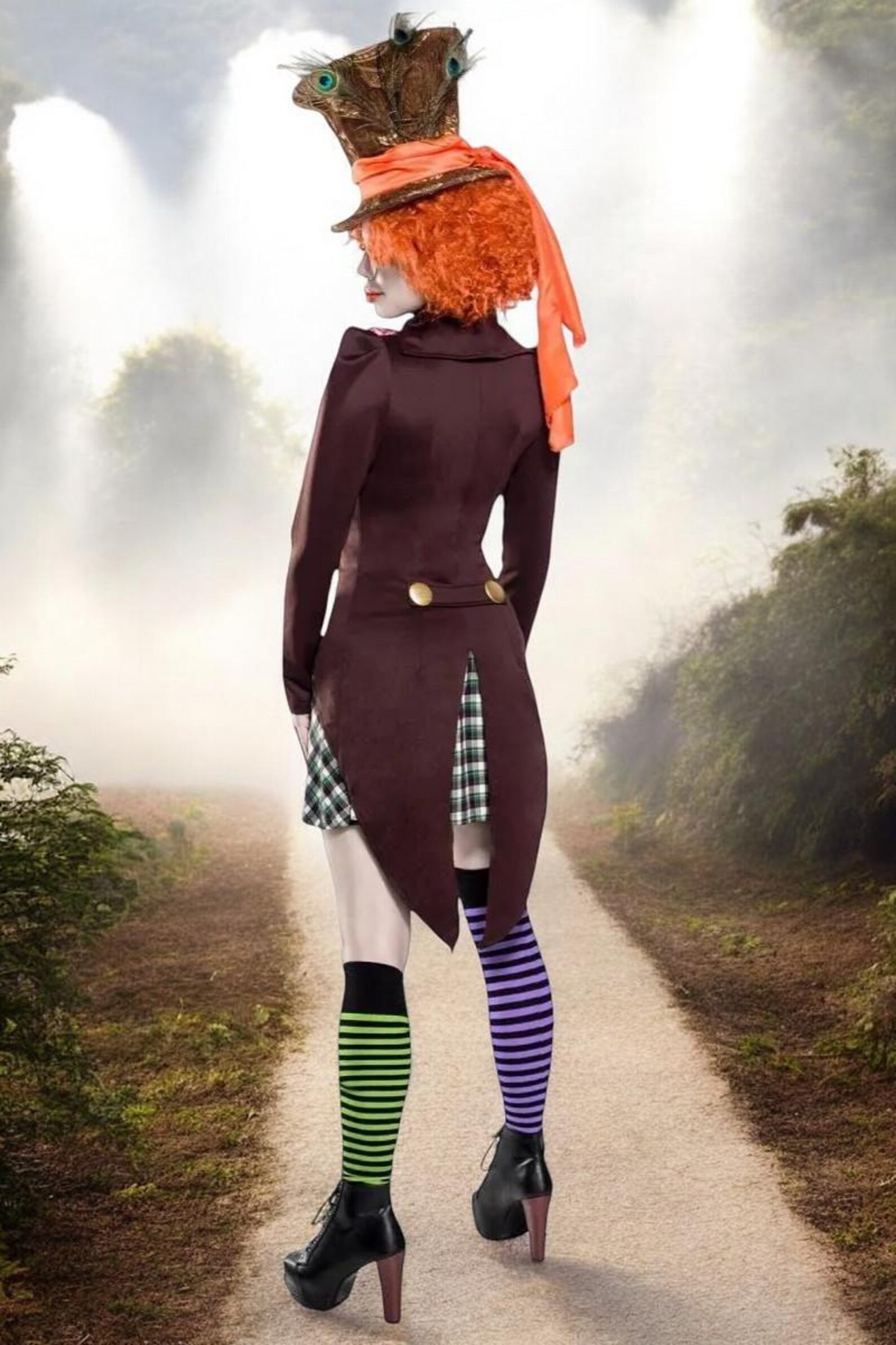 Couple Mad Hatter Costume Halloween, Partner Costume,mad Hatter Cosplay ...